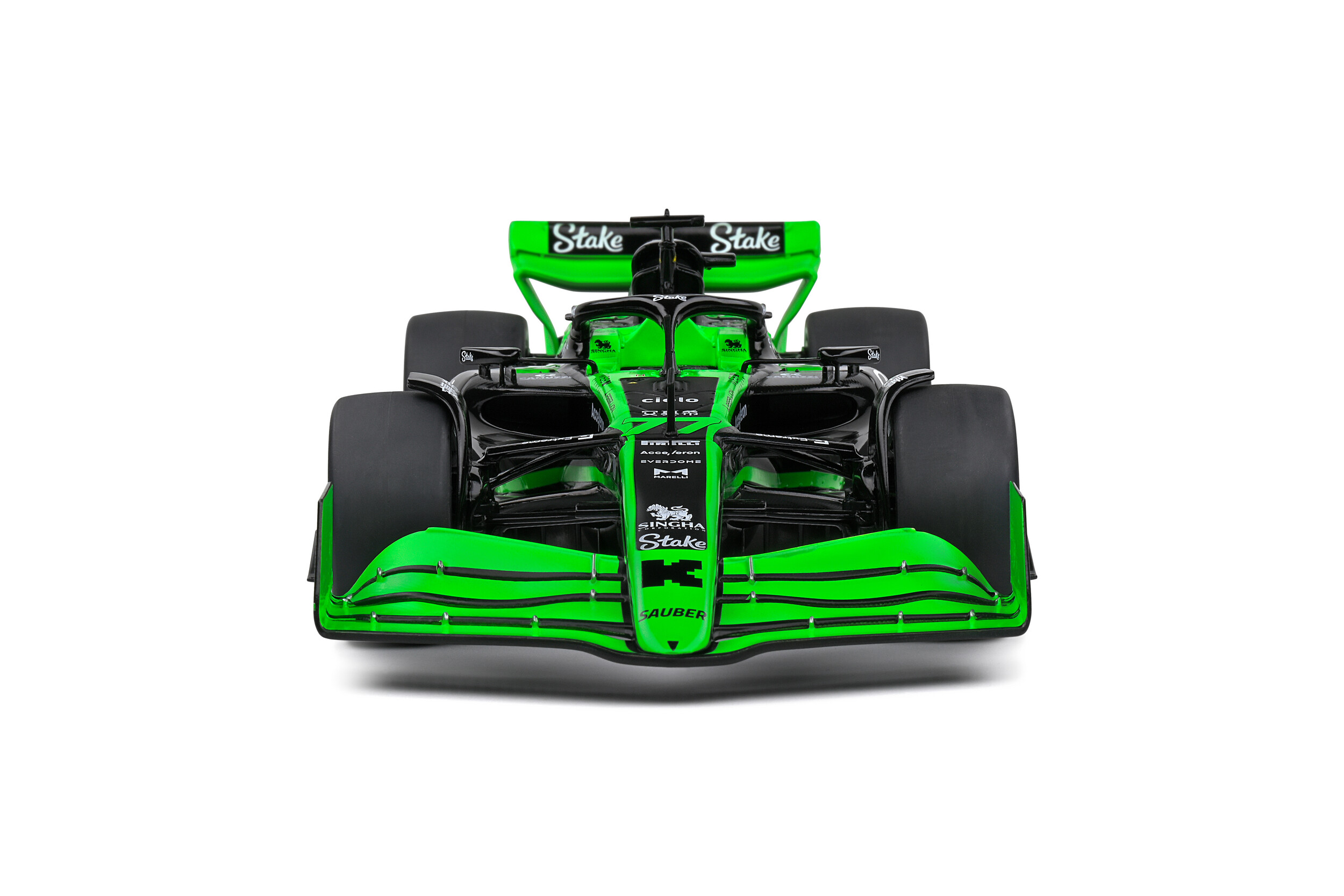 KICK Sauber C44 Showcar Version - Black / Green - 2024 - Solido