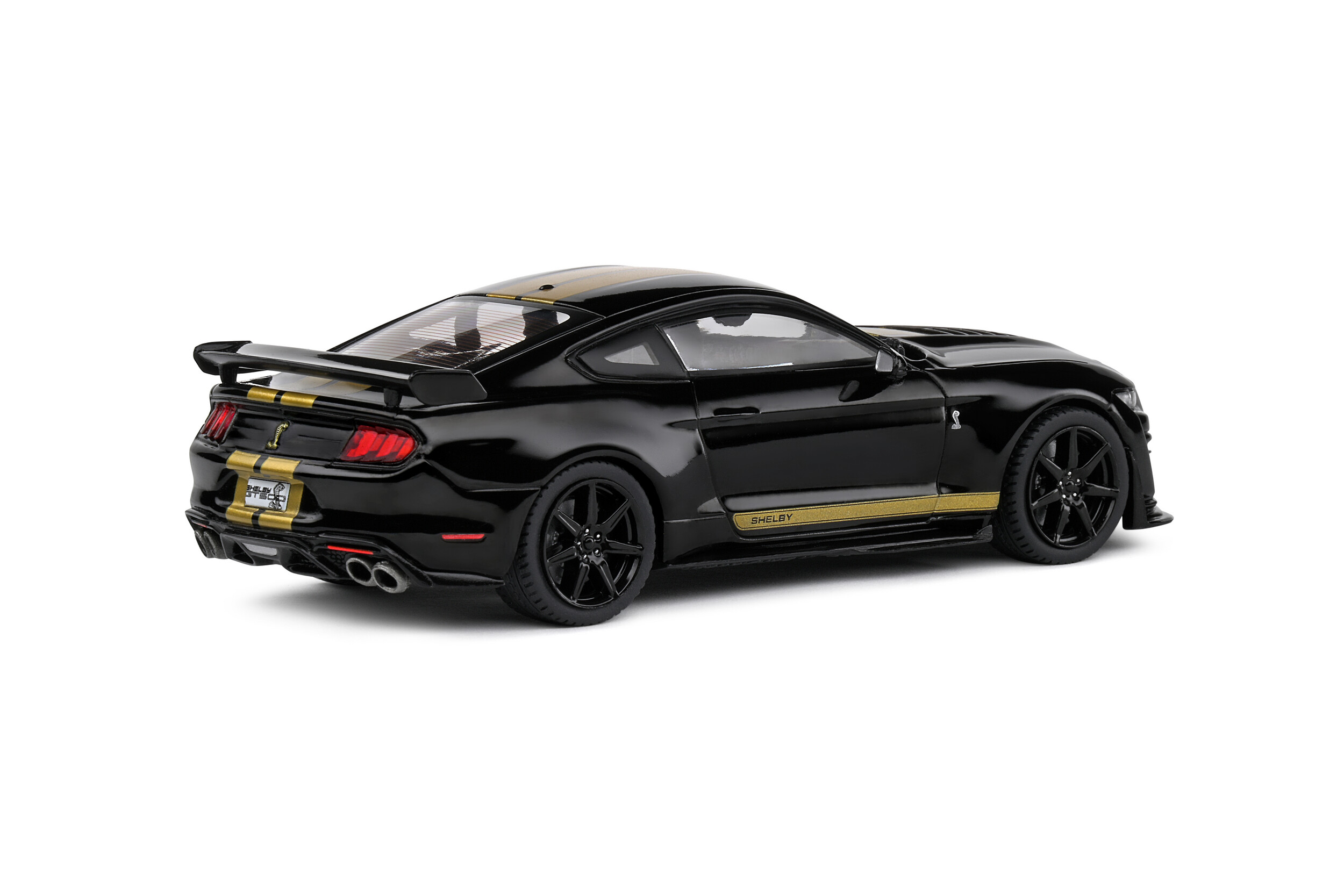 Shelby Mustang GT500 - Black w/Gold Stripe - 2020 - Solido
