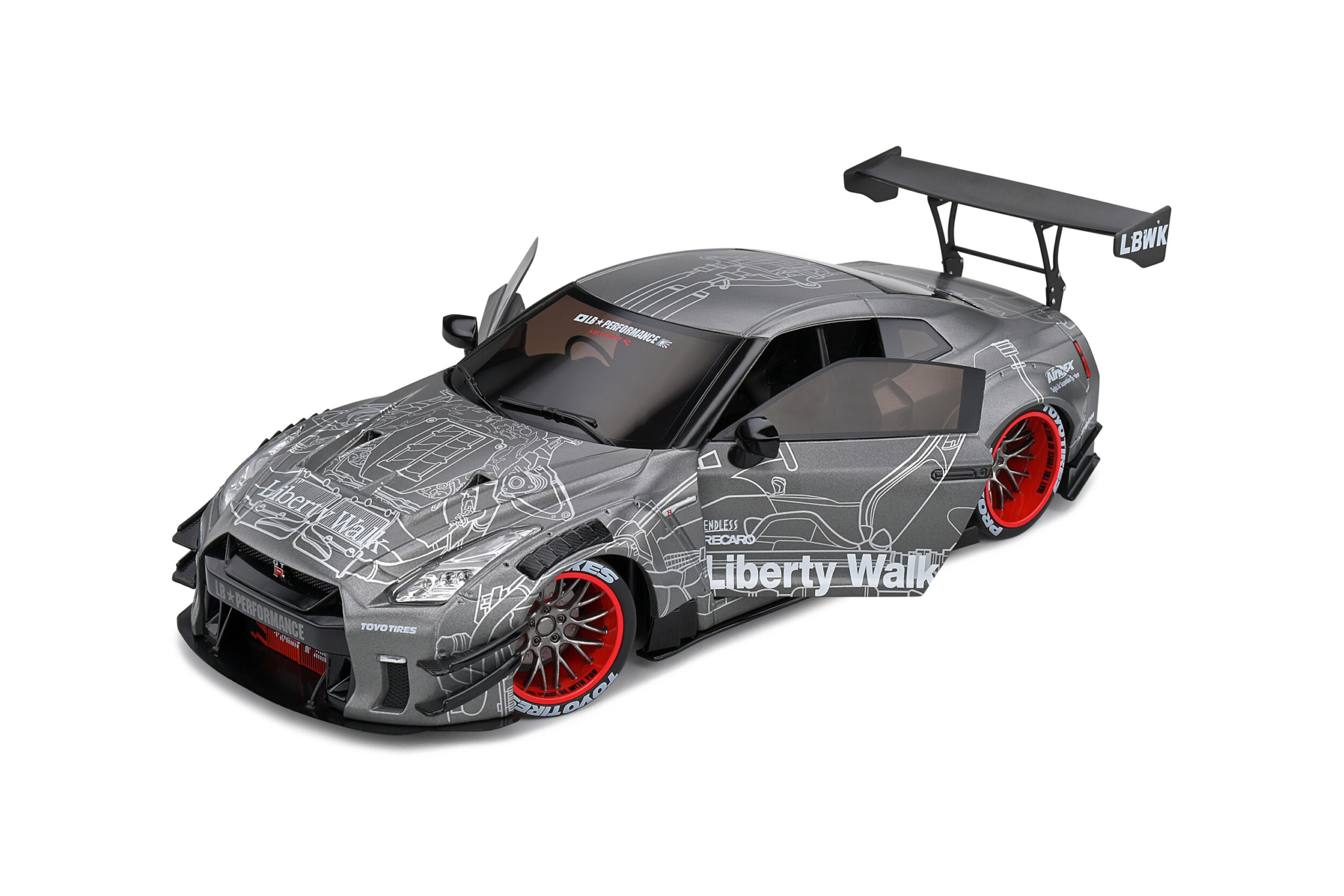 Nissan GT-R (R35) W/ Liberty Walk Body Kit 2.0 - Catalogue Design ...