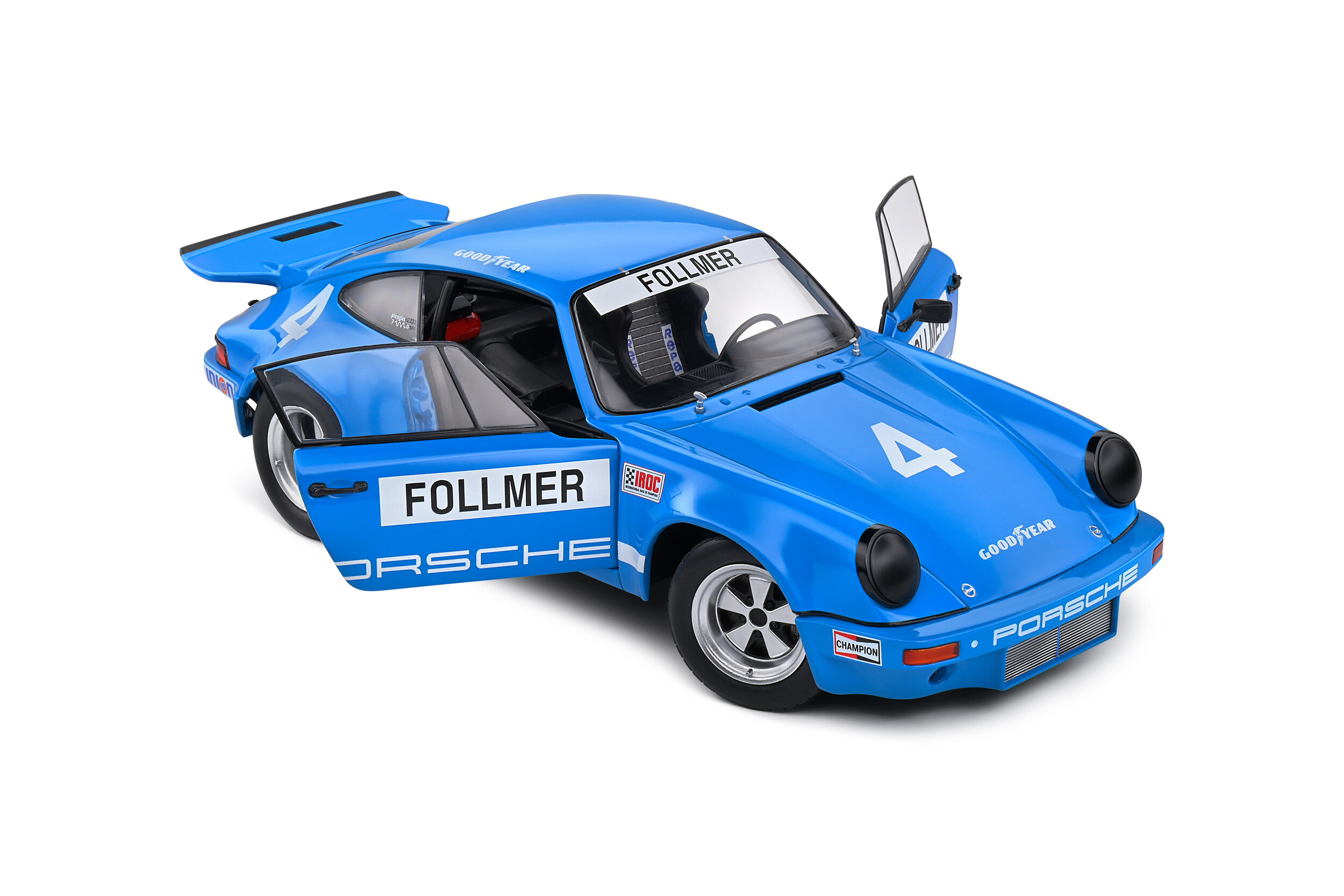 Porsche 911 IROC - IROC Riverside - 1974 - #4 Follmer - Solido