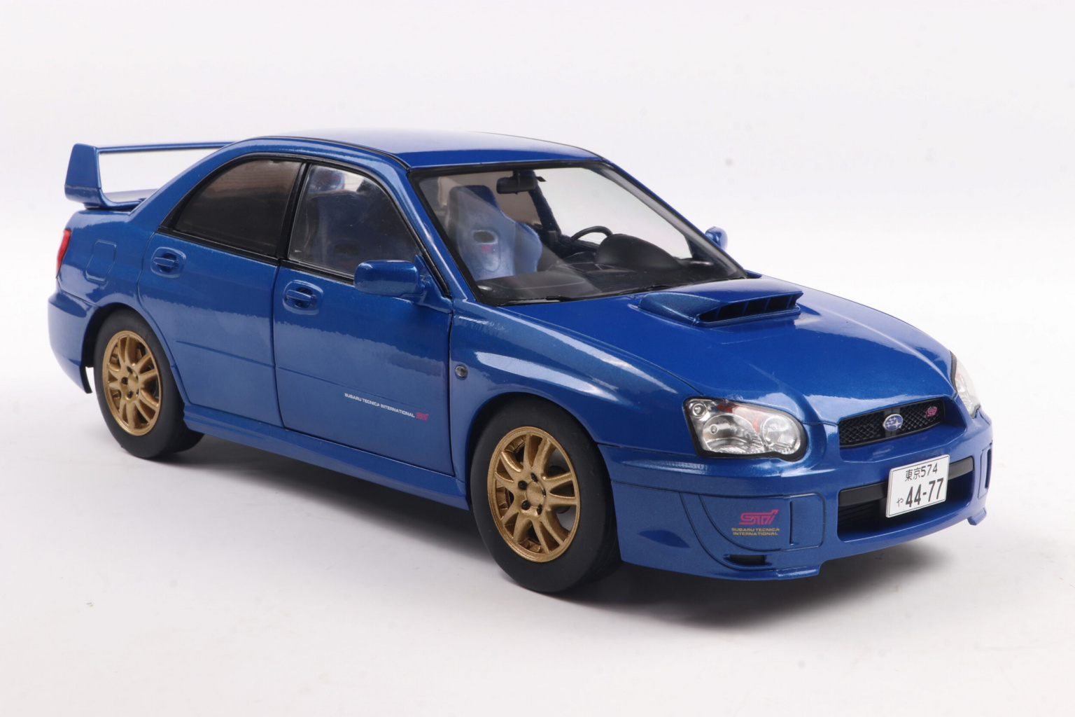 Subaru IMPREZA WRX STI - Sonic Blue - 2003 - Solido