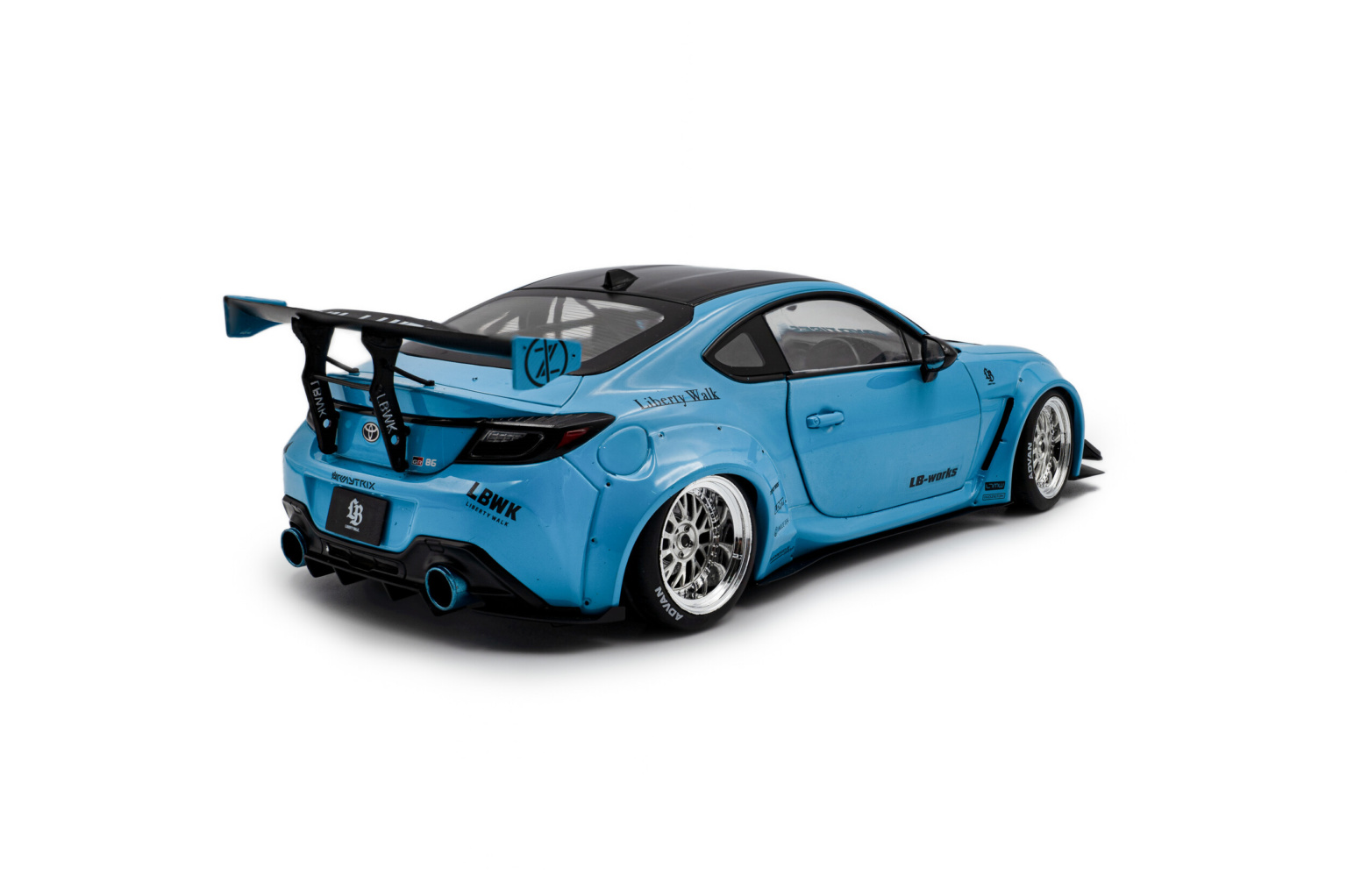 Toyota GR86 LBWK Body Kit - BABY BLUE - 2024 - Solido