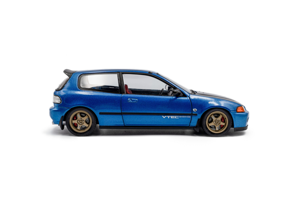 Honda Civic (EG6) SOLIDO WORKS - COBALT BLUE PEARL - 1991 - Solido