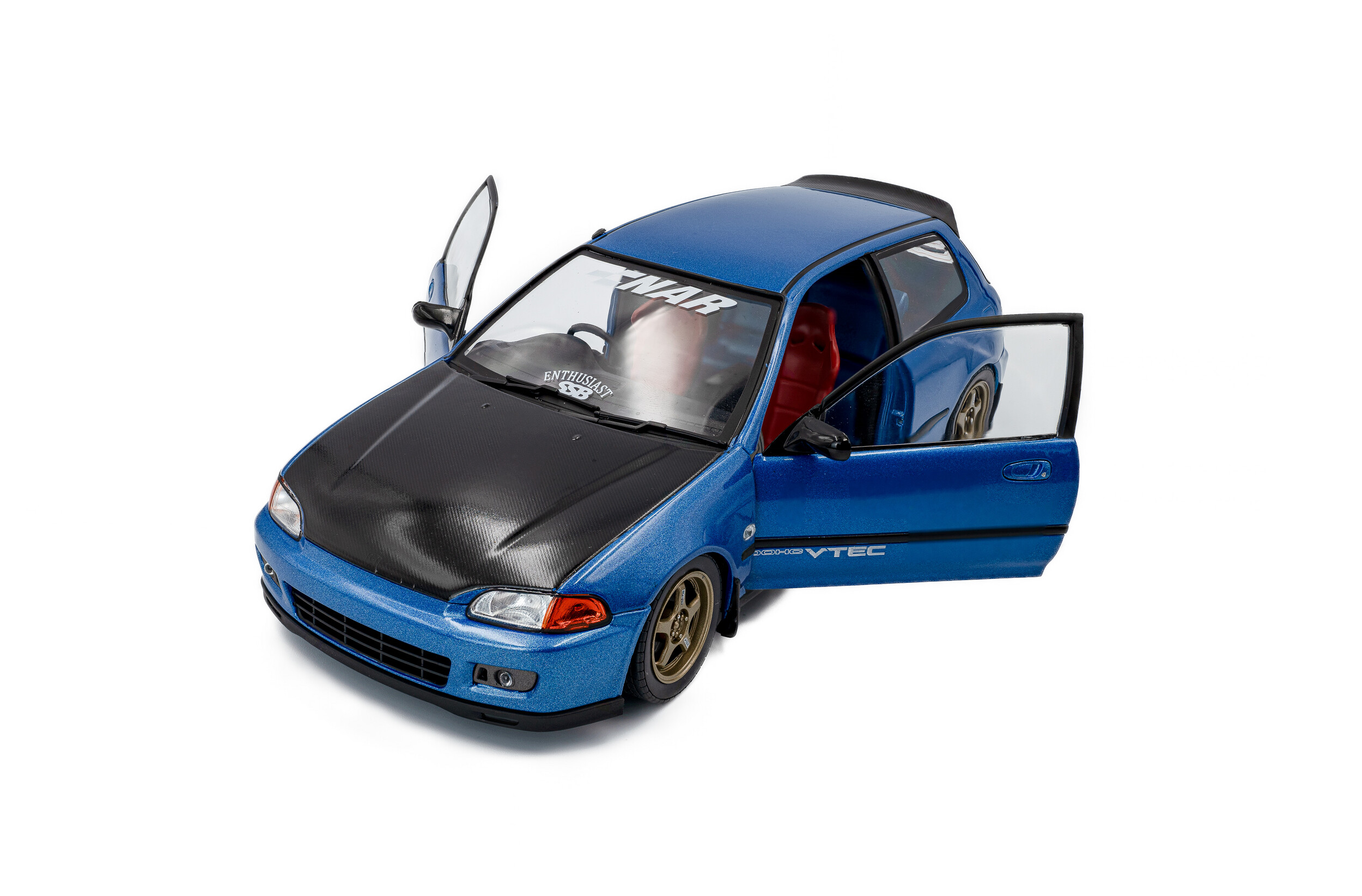 Honda Civic (EG6) SOLIDO WORKS - COBALT BLUE PEARL - 1991 - Solido