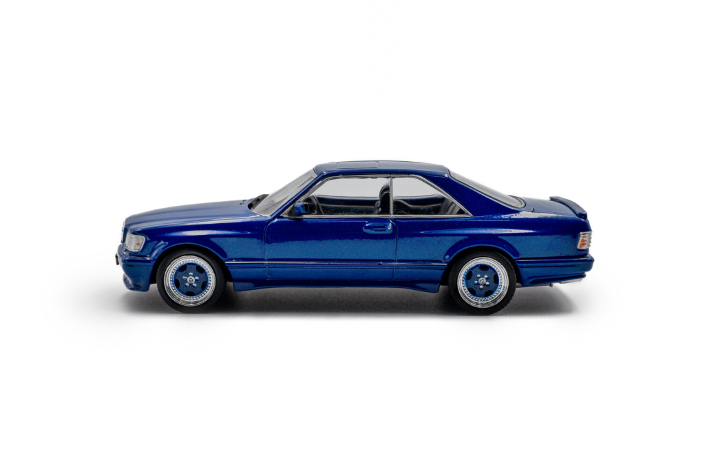 Mercedes-Benz 560 SEC AMG Widebody - Linarite Blue Pearl - 1990 - Solido