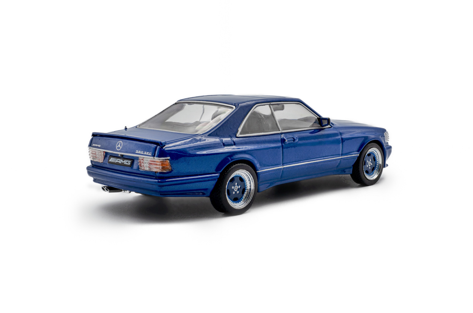 Mercedes-Benz 560 SEC AMG Widebody - Linarite Blue Pearl - 1990 - Solido