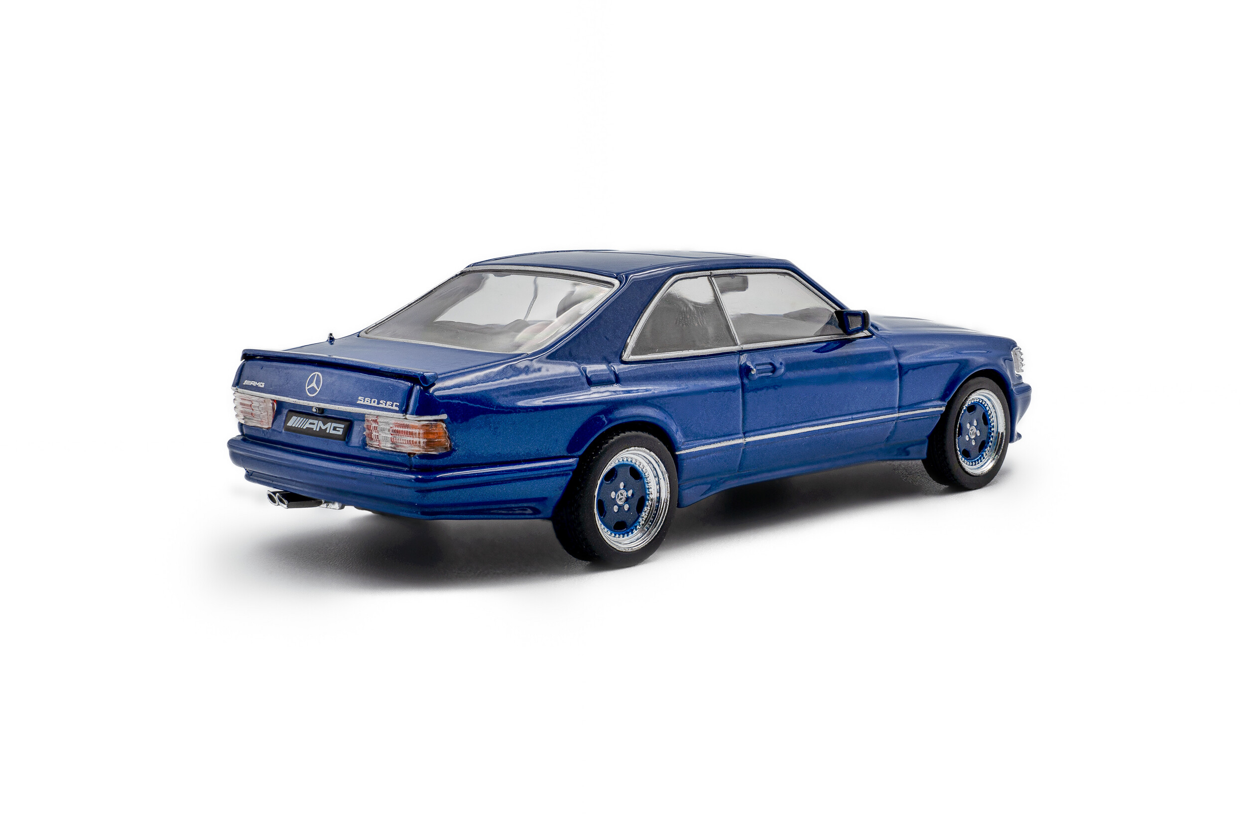 Mercedes-Benz 560 SEC AMG Widebody - Linarite Blue Pearl - 1990 - Solido