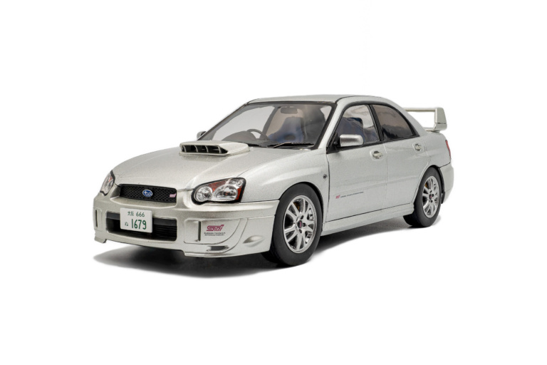Subaru IMPREZA WRX STI - Premium Silver Effect - 2003 - Solido