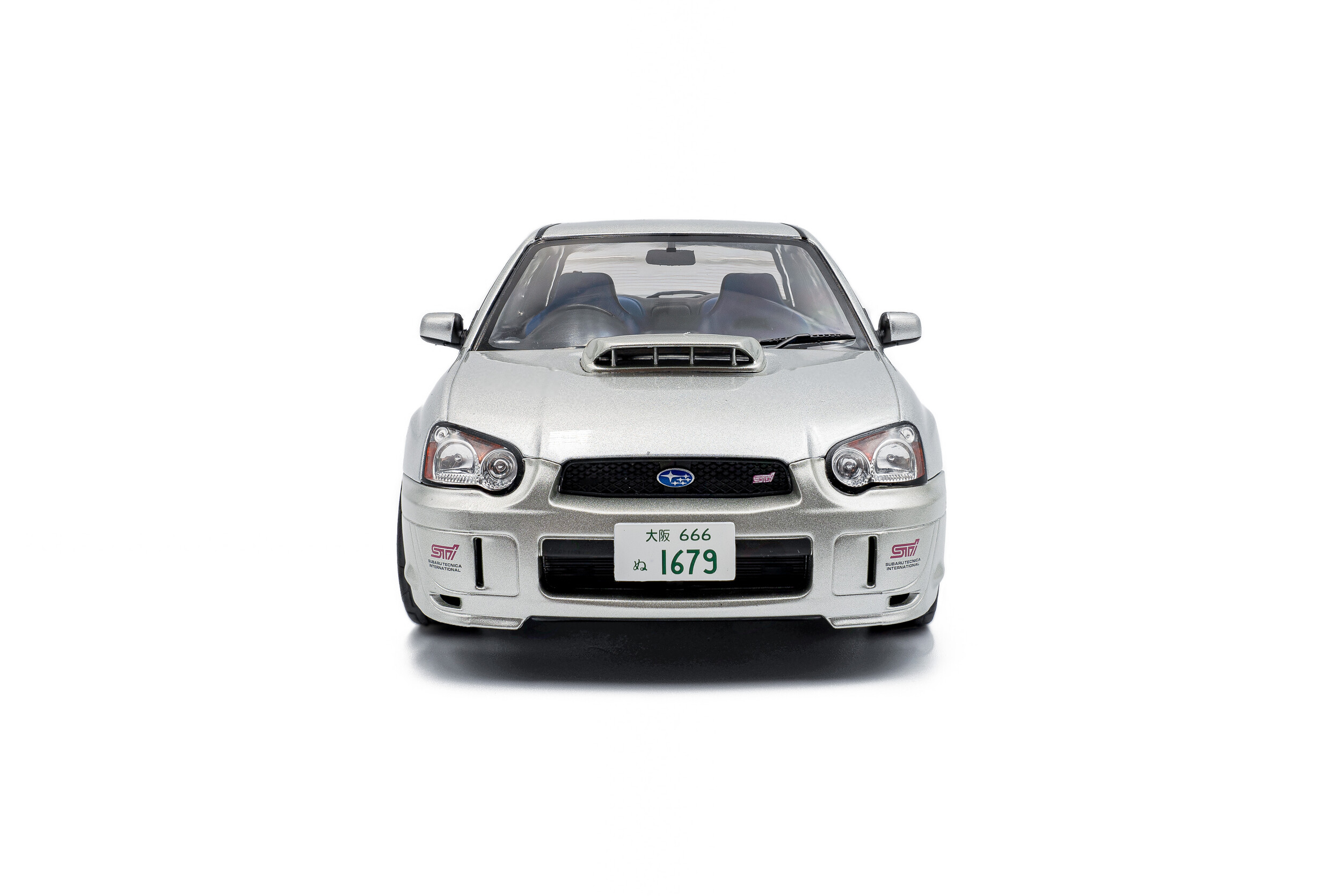 Subaru IMPREZA WRX STI - Premium Silver Effect - 2003 - Solido