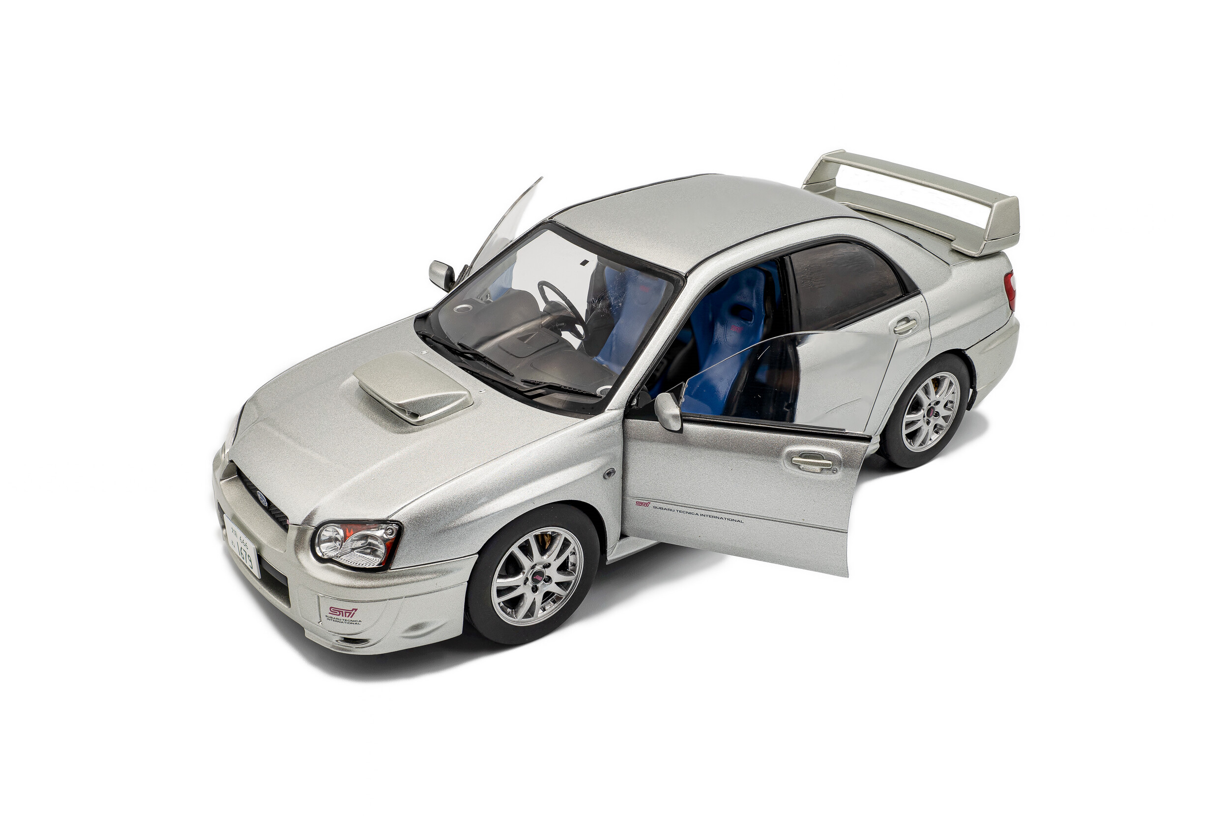 Subaru IMPREZA WRX STI - Premium Silver Effect - 2003 - Solido