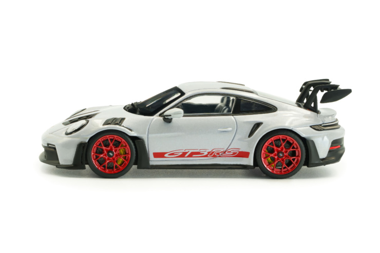 Porsche 911 (992) GT3 RS - Ice Grey Metallic w/Pyro Red - 2023 - Solido