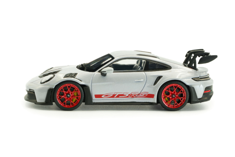 Porsche 911 (992) GT3 RS - Ice Grey Metallic w/Pyro Red - 2023 - Solido