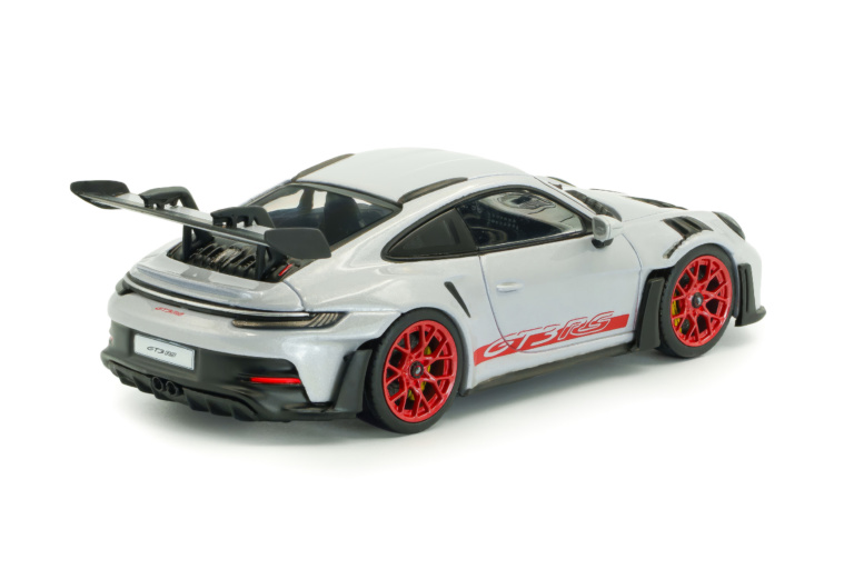 Porsche 911 (992) GT3 RS - Ice Grey Metallic w/Pyro Red - 2023 - Solido