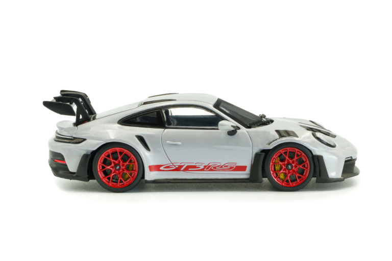 Porsche 911 (992) GT3 RS - Ice Grey Metallic w/Pyro Red - 2023 - Solido