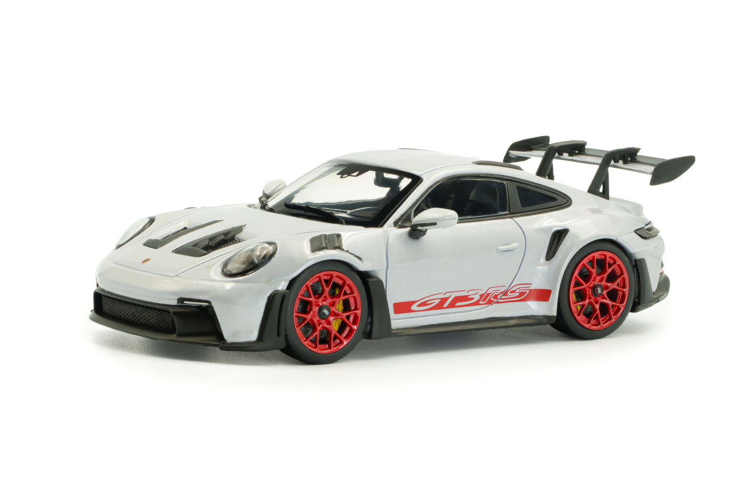 Porsche 911 (992) GT3 RS - Ice Grey Metallic w/Pyro Red - 2023 - Solido
