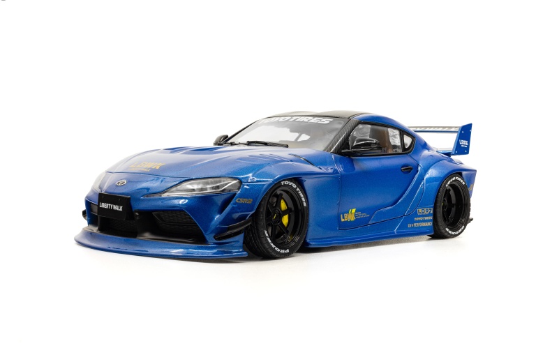 Toyota GR Supra LIBERTY WALK BODY KIT - BLUE METALLIC - 2025 - Solido